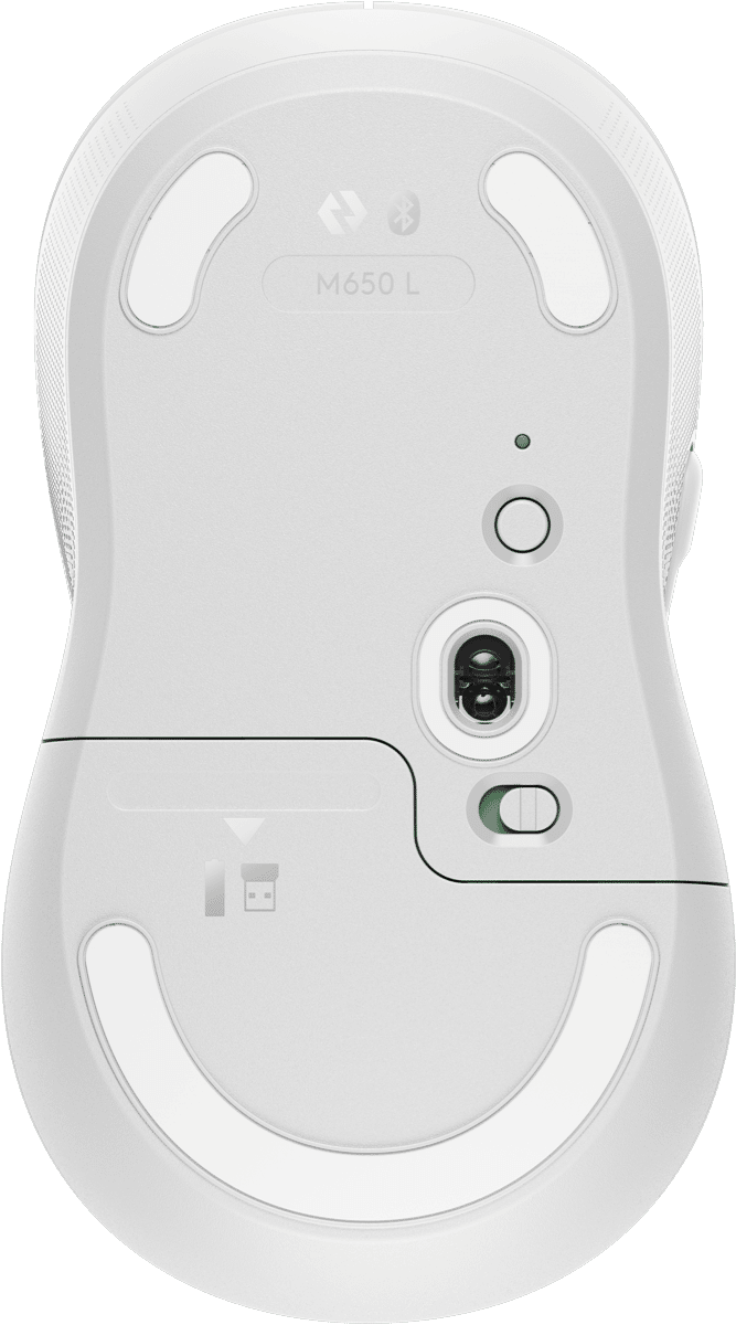 Logitech M650 Signature Wireless Mouse (Off White) 910-006264