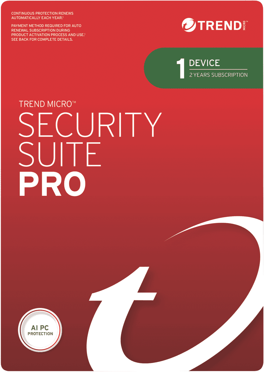 Trend Micro Device Security Pro (1 Device 2 Year) AUTMALL011