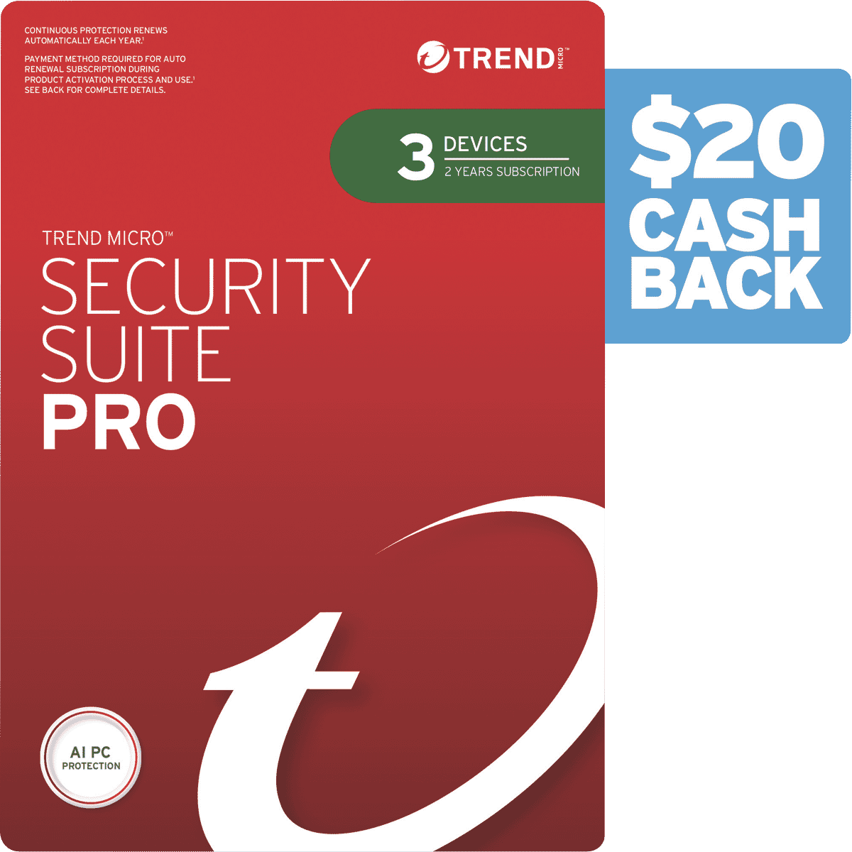 Trend Micro Device Security Pro (3 Device 2 Year) AUTMALL012