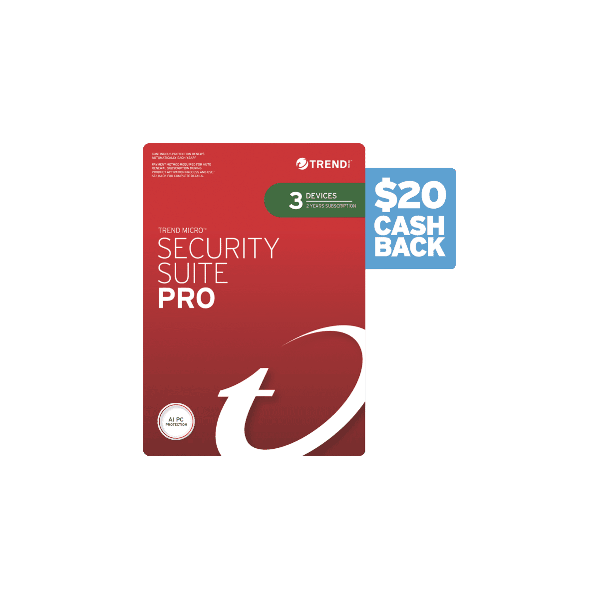 Trend Micro Device Security Pro (3 Device 2 Year) AUTMALL012