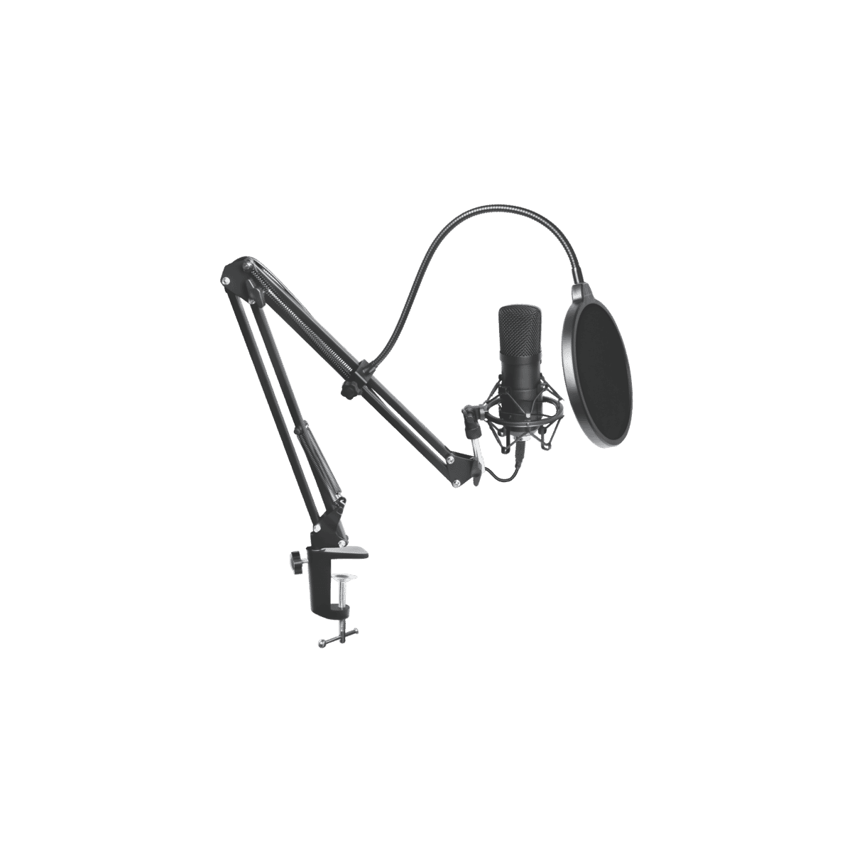 Lycan Gaming LGMICARM2 Titan Gaming Boom Arm with Pop Filter and Shock ...