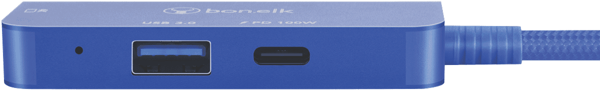 Bonelk Long-Life 3in1 Multiport Hub (Blue) ELK-80047-R