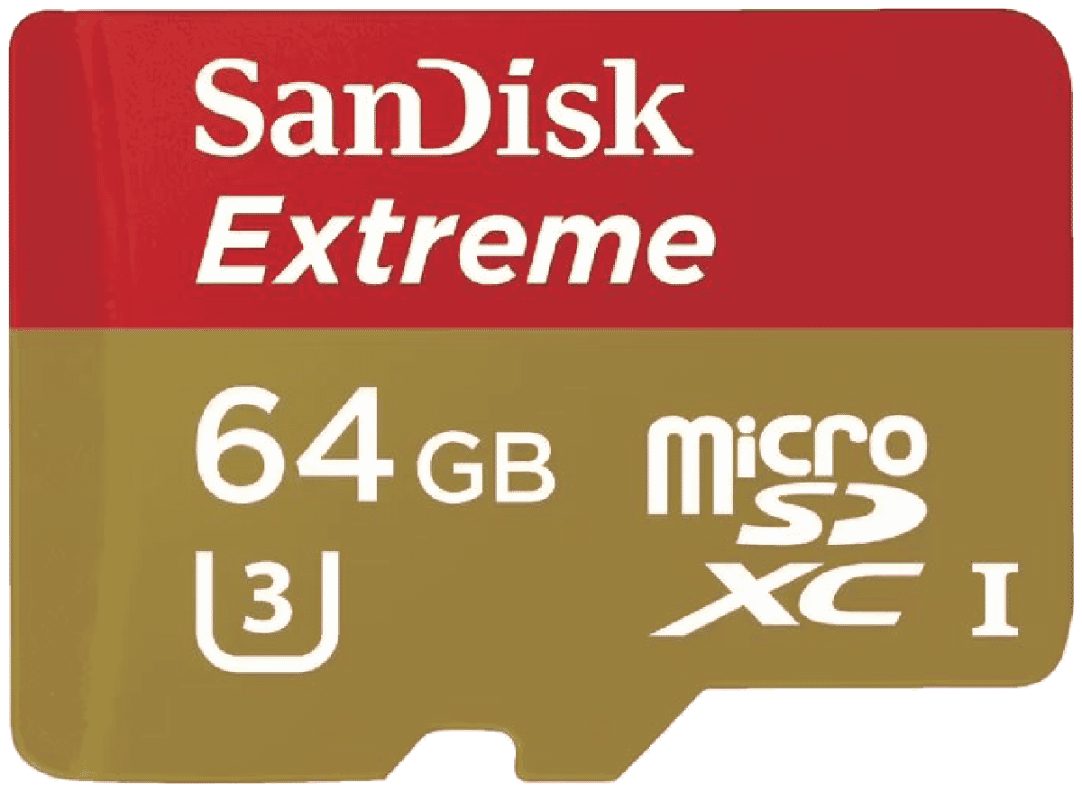 Sandisk Extreme Micro SDXC 64GB SD Memory Card SDSQXAH-064G-GN6MA