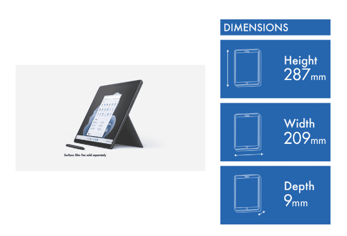 Microsoft Surface Pro 9 i5 16GB 256GB Graphite QI9-00029