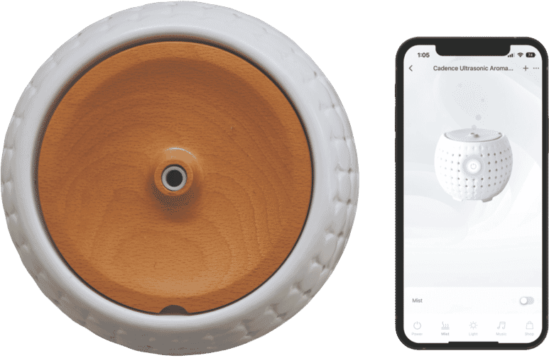 Ellia Cadence Ultrasonic WiFi Diffuser White ARM-950WT-AU Ellia Cadence Ultrasonic WiFi Diffuser White ARM-950WT-AU