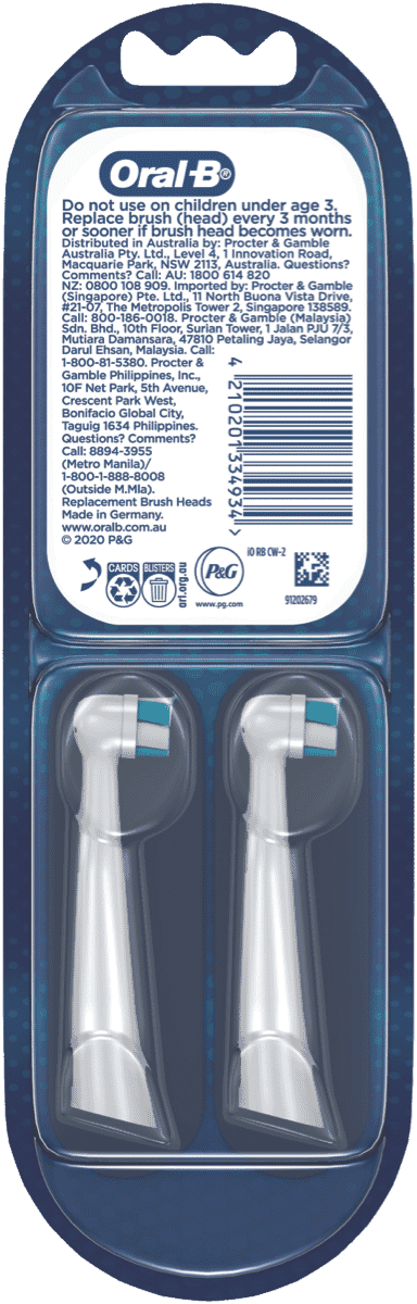 Oral B IO White Ultimate Clean Replacement Heads IO REFILL WHITE