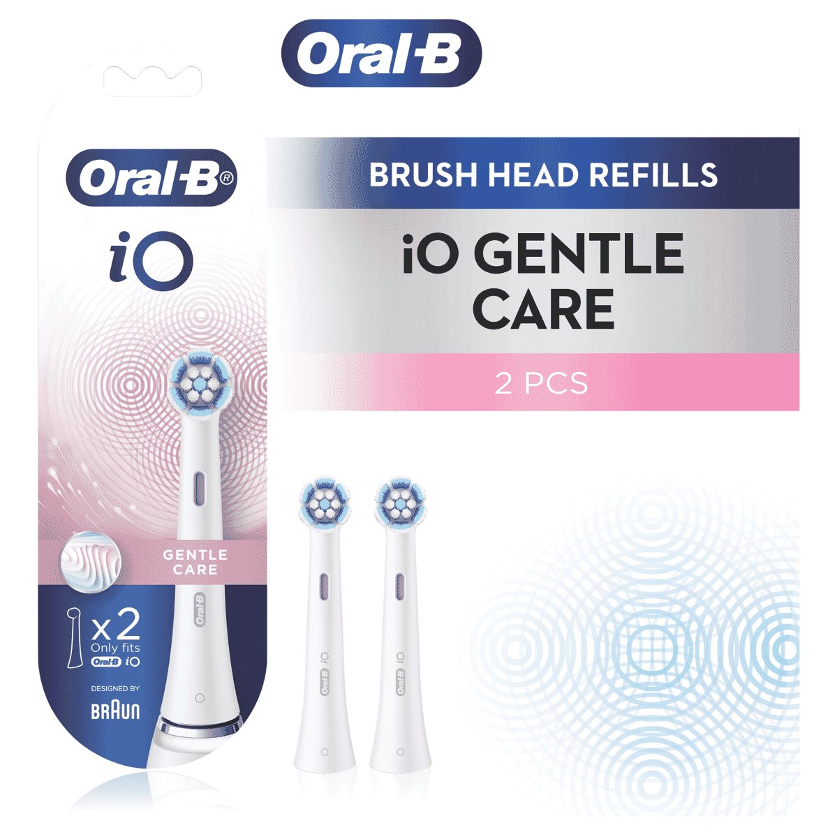Oral B IO White Gentle Clean Replacement Heads IO REFILL WG