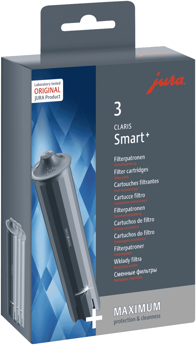 JURA Claris Smart + Filter Cartridge 3 Pack 24233OS