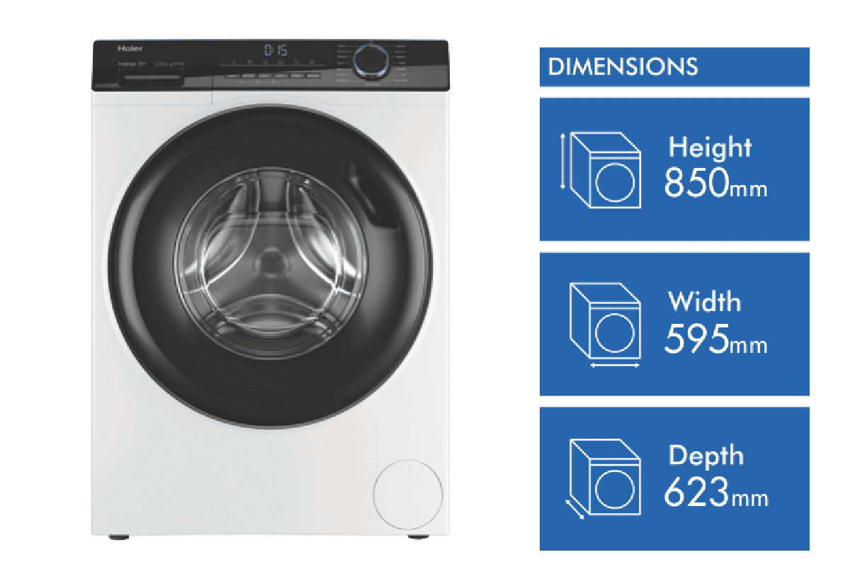 Haier Washing Machines - Top, Front Load & Combo
