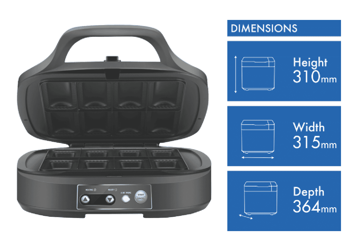 Breville The Quick and Easy Pie Maker LPI285GRY2IAN1