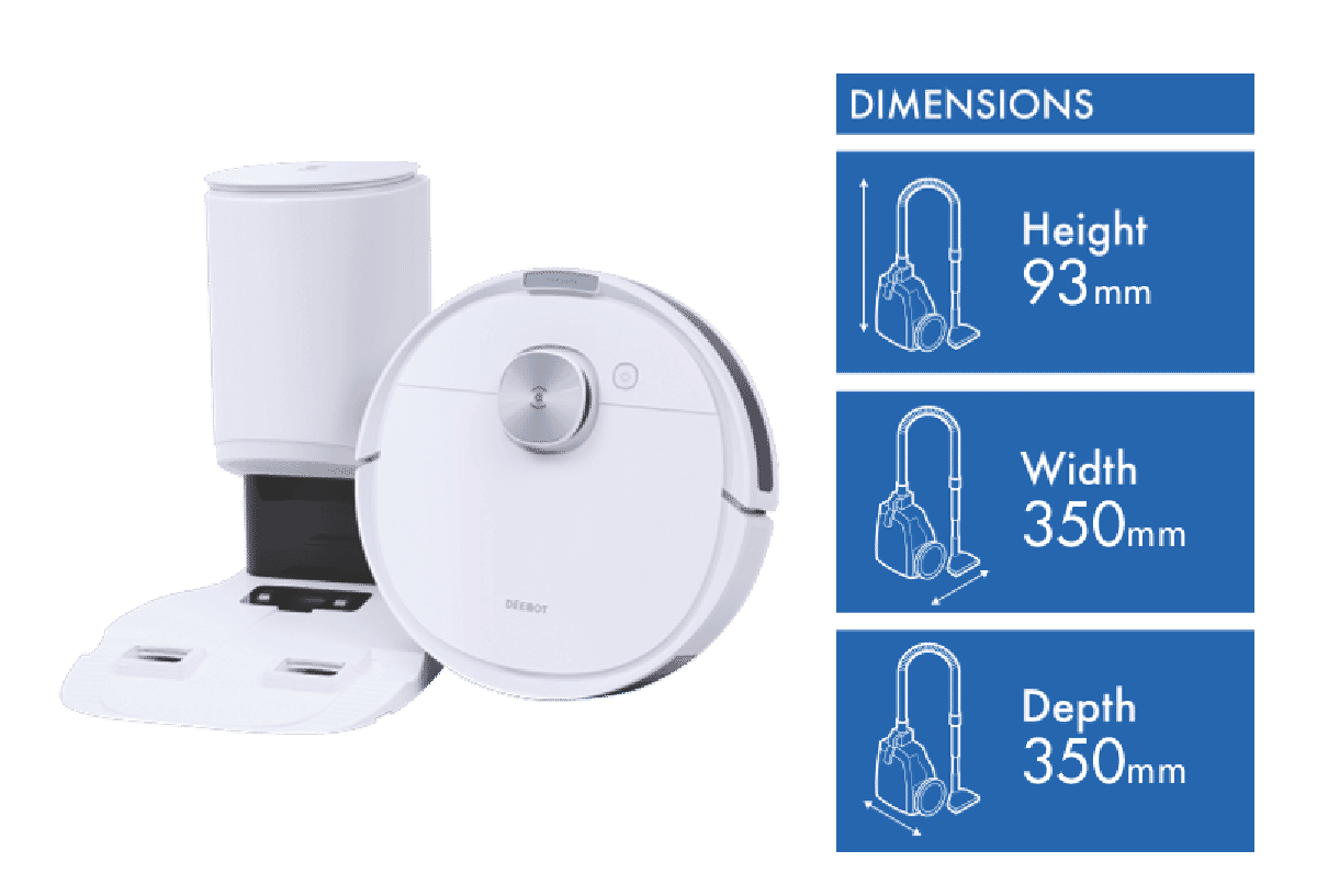 Ecovacs DEEBOT N10 Plus Robotic Vacuum DEEBOT-N10-PLUS