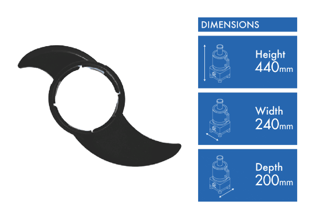 Sunbeam Multi Processor Plus Food Processor Black LCP6000BK
