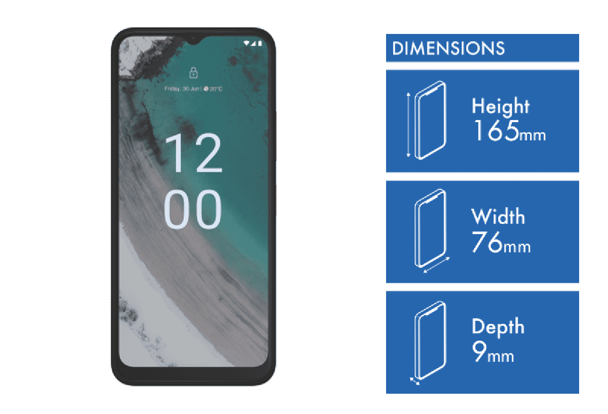 Nokia C32 4/64GB Charcoal 5735417