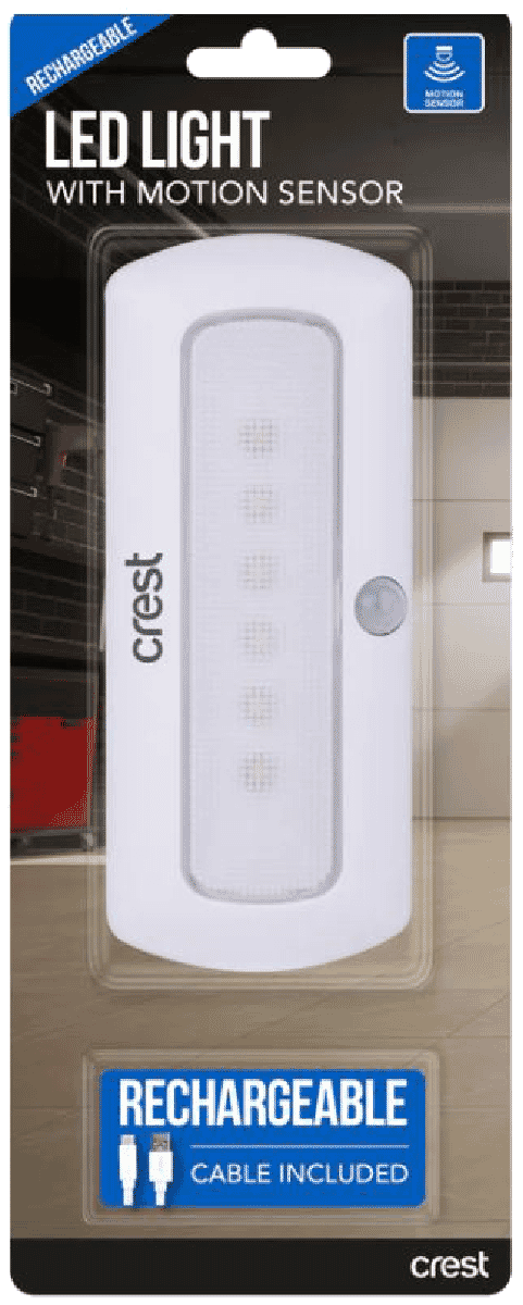 Crest Rechargeable Motion Sensor Light PWL06M