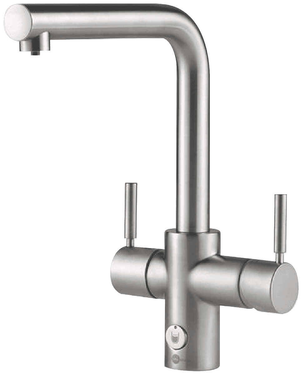 Insinkerator Multitap 4N1 Ambient L Shape Brushed Steel 4004LBRA