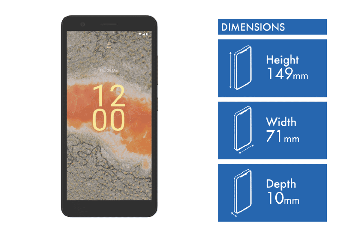 Nokia C02 2/32GB - Charcoal 5707308
