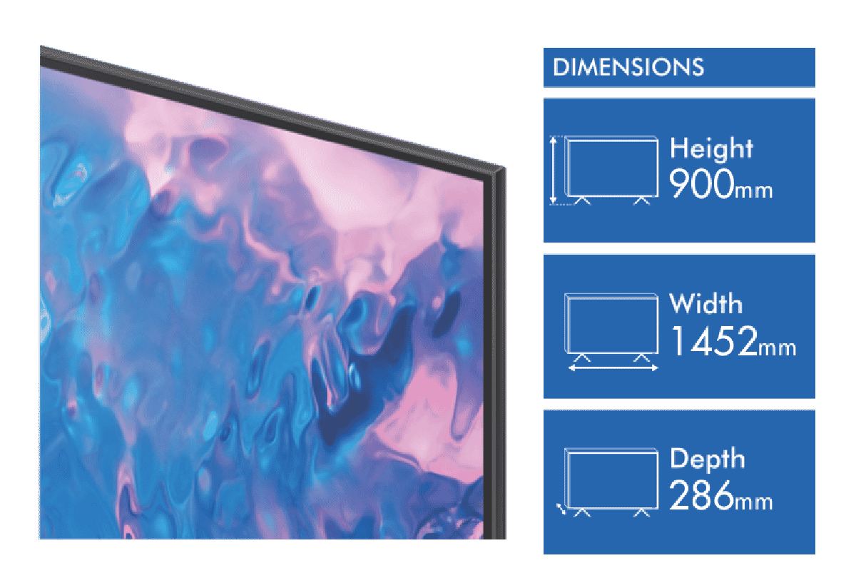 Samsung 65" Q70C 4K QLED Smart TV 23 QA65Q70CAWXXY