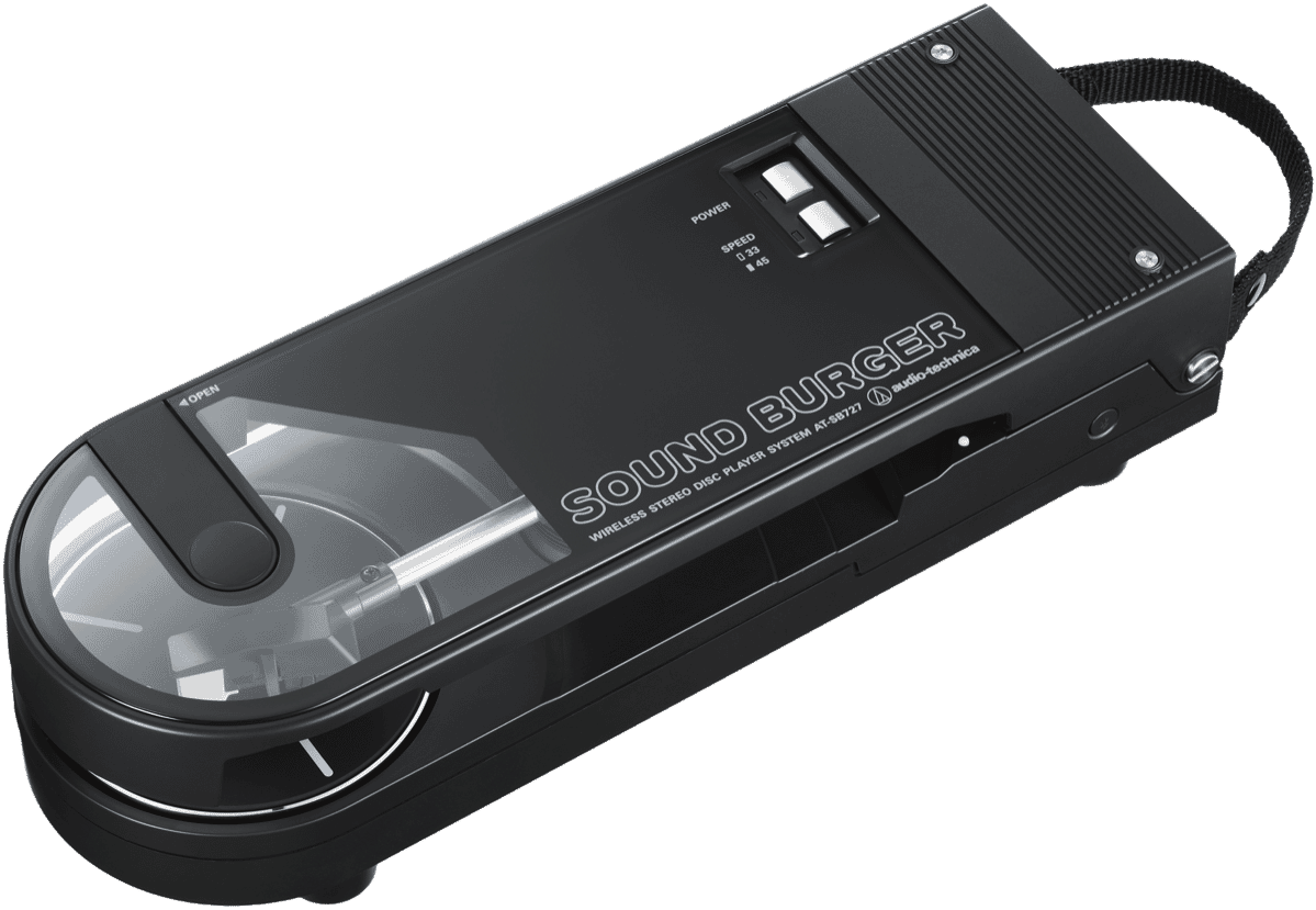 Audio Technica Sound Burger Portable Bluetooth Turntable AT-SB727BK