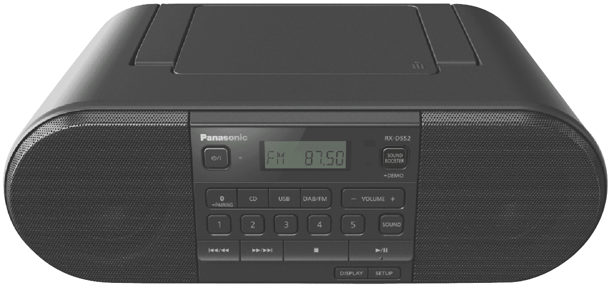 Panasonic DAB+ Digital CD Boombox RX-D552GN-K