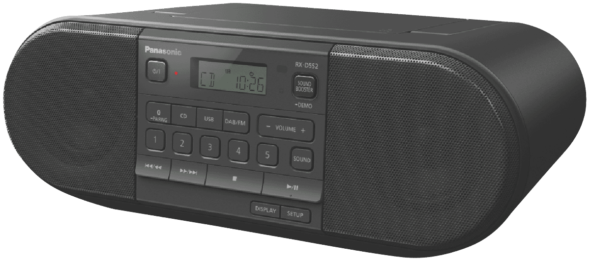Panasonic DAB+ Digital CD Boombox RX-D552GN-K