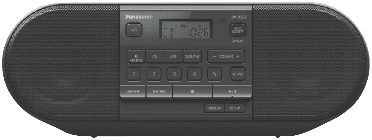 Panasonic DAB+ Digital CD Boombox RX-D552GN-K