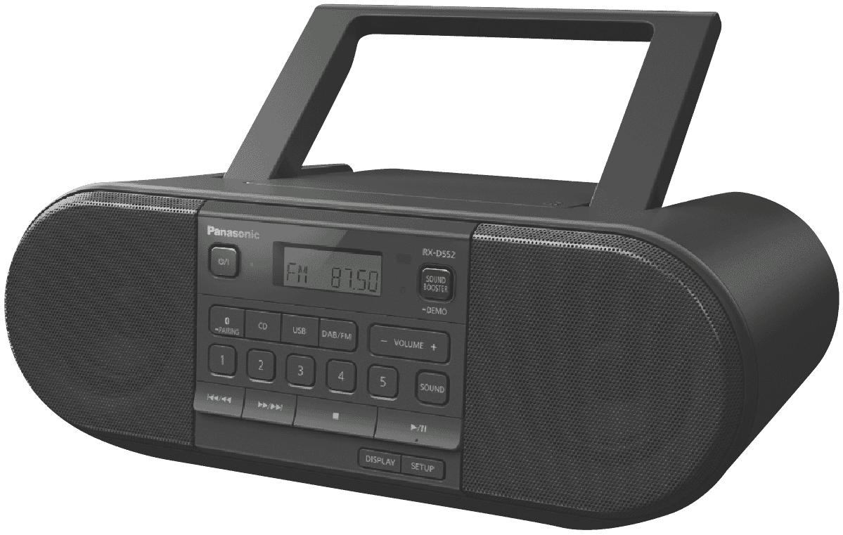 Panasonic DAB+ Digital CD Boombox RX-D552GN-K