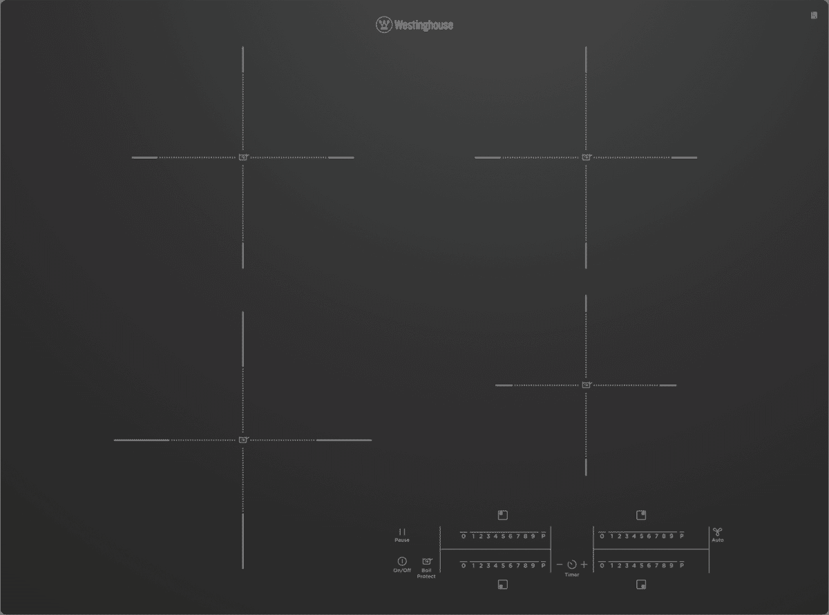 Westinghouse 70cm Induction Cooktop WHI743BD