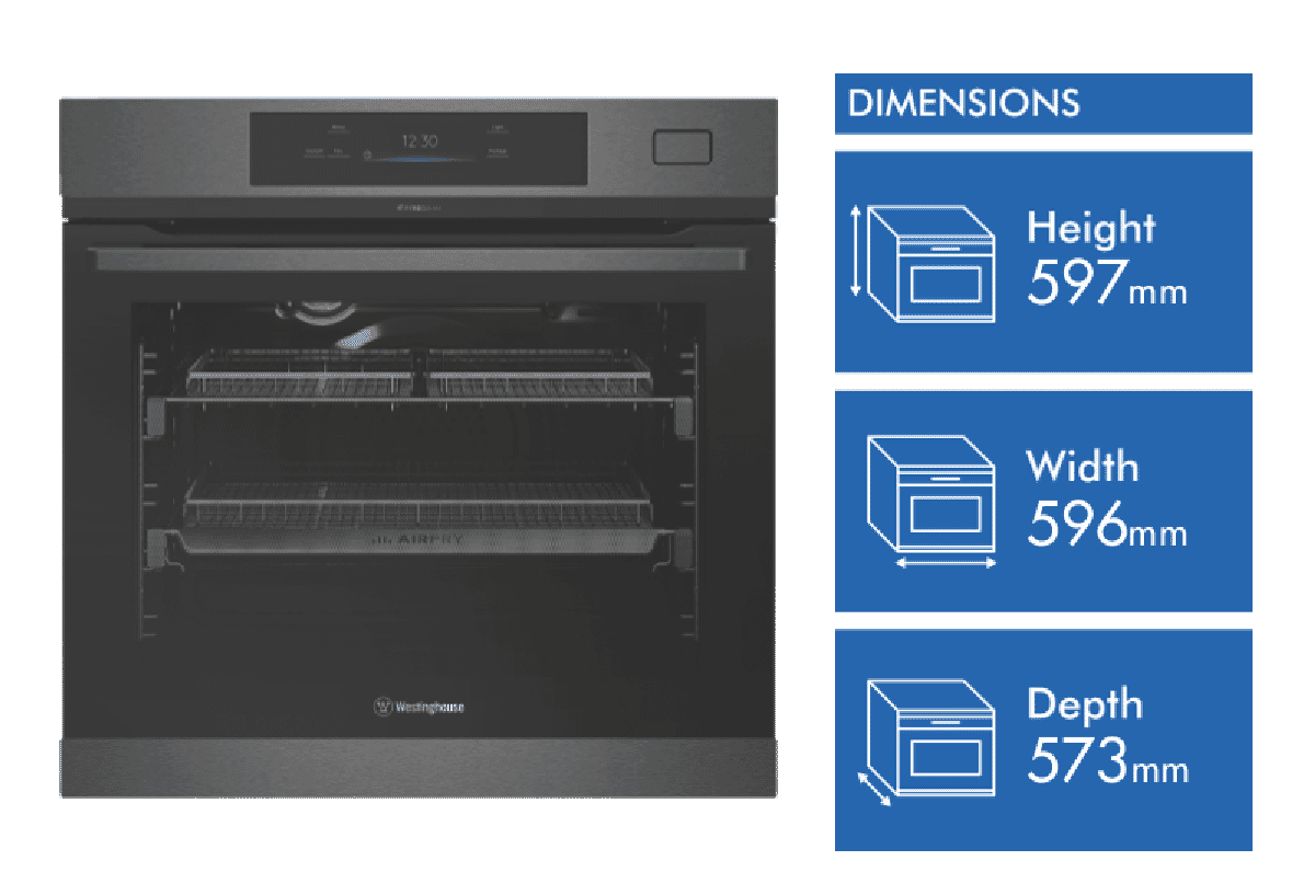 Westinghouse 60cm Pyrolytic Steam Oven WVEP6918DD