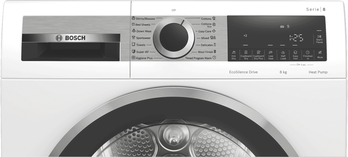 Bosch 8kg Heat Pump Dryer WQG235D8AU
