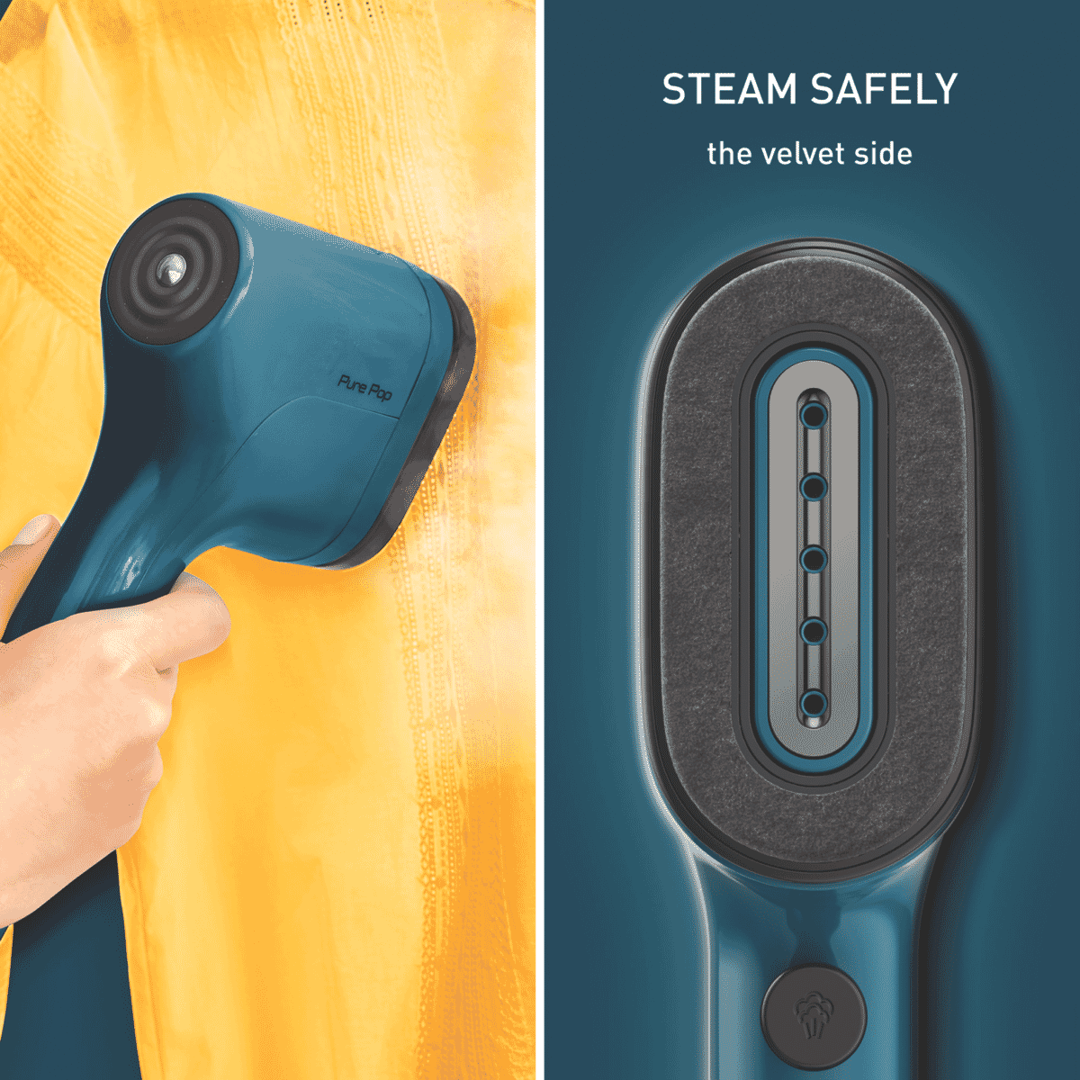 Tefal Pure Pop Garment Steamer Marine Blue DT2020