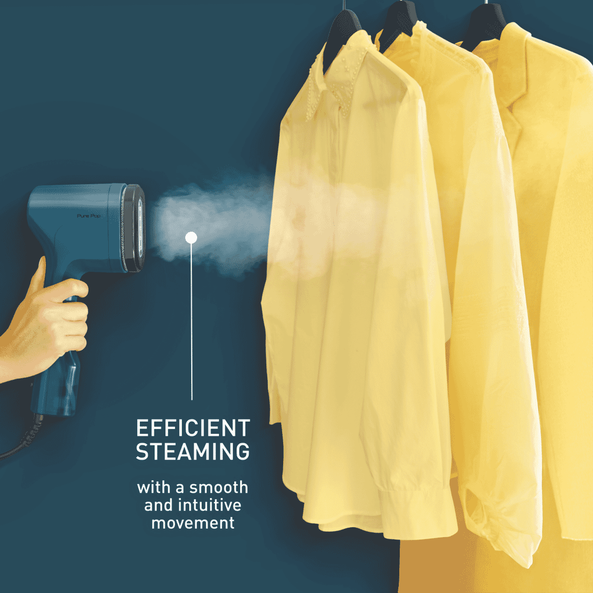 Tefal Pure Pop Garment Steamer Marine Blue DT2020