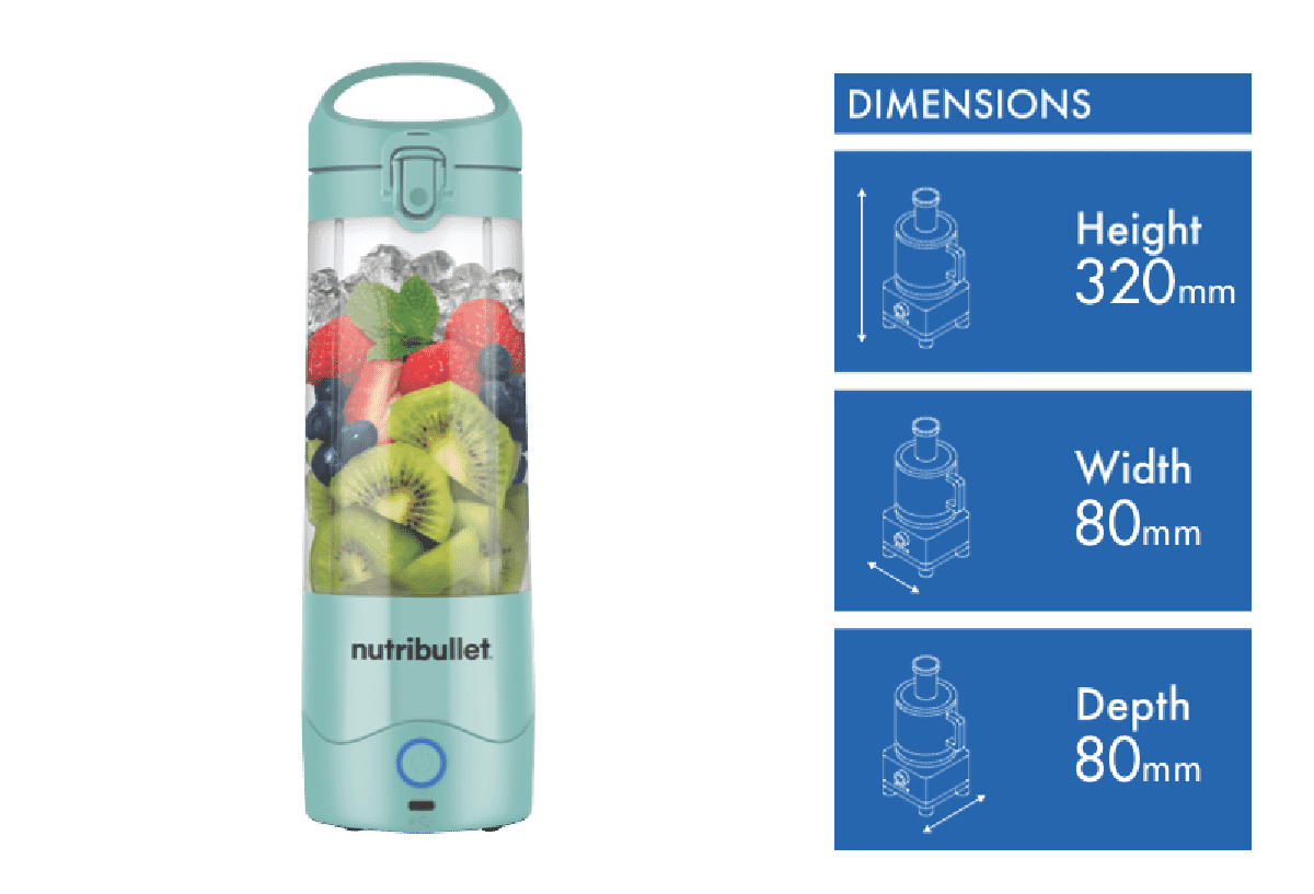 NUTRIBULLET Portable Blender - Eggshell NB07400LB