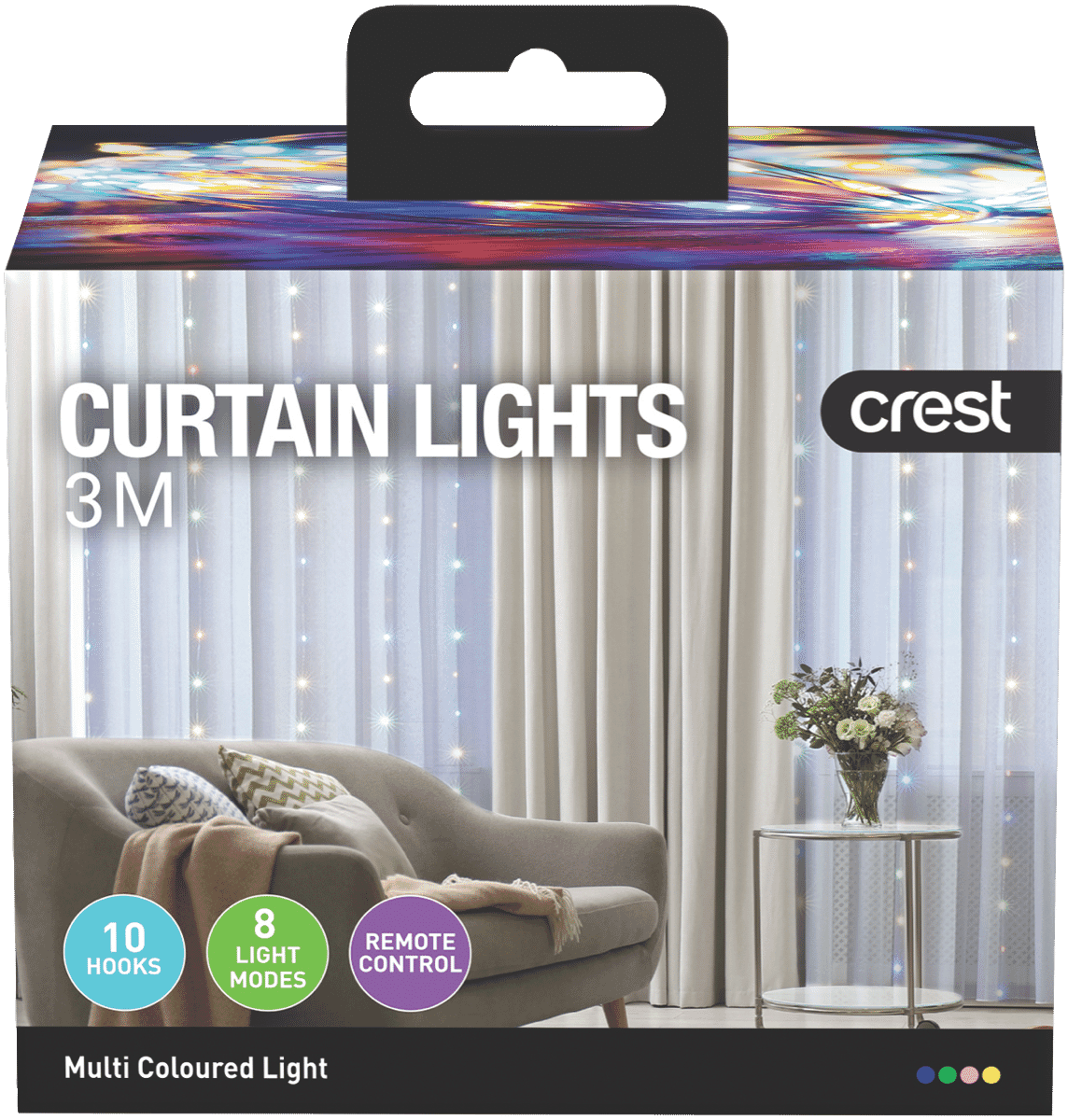 Crest Curtain Party Lights LIW11110