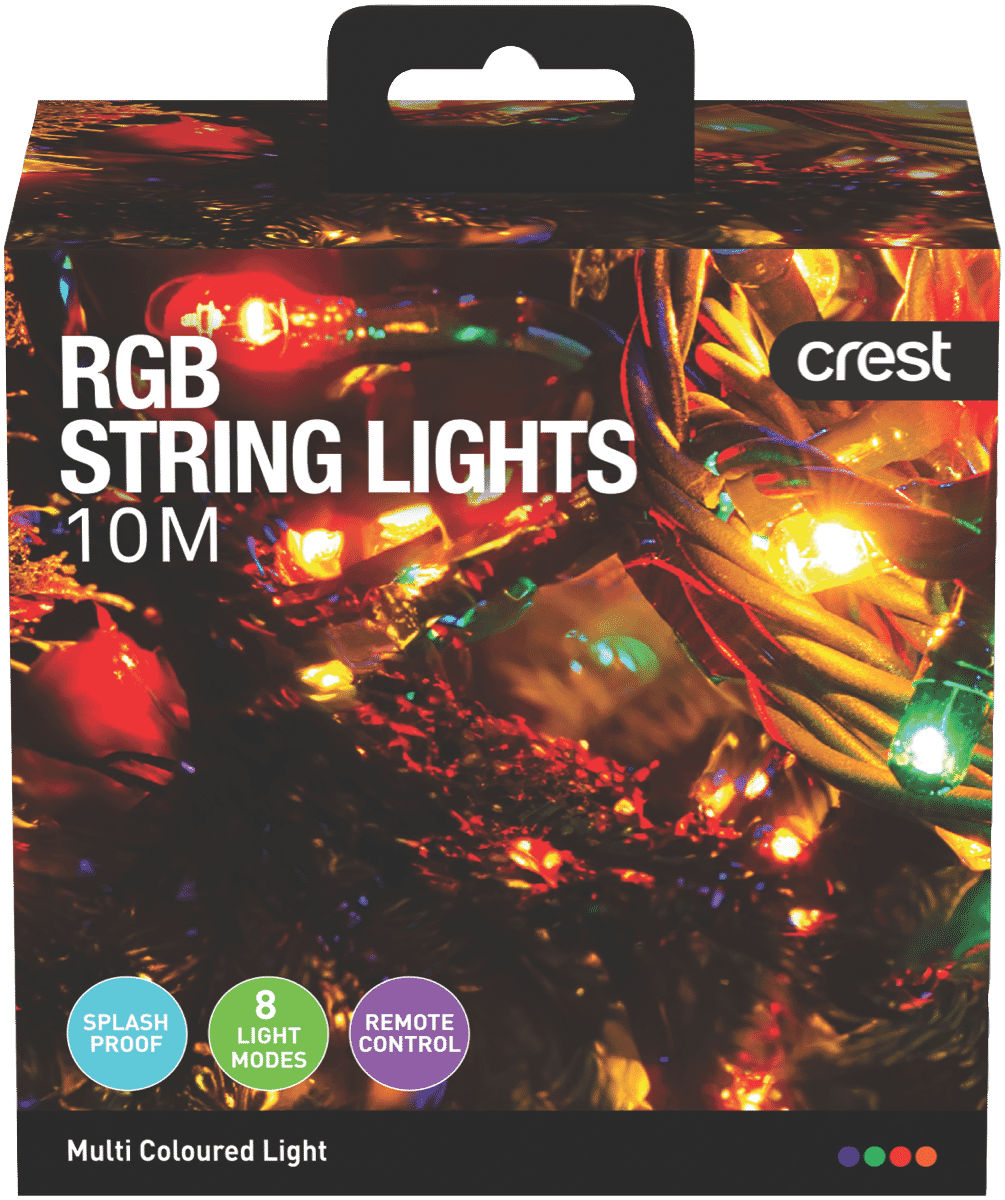 Crest RGB Christmas String Lights (10M) LIK11119