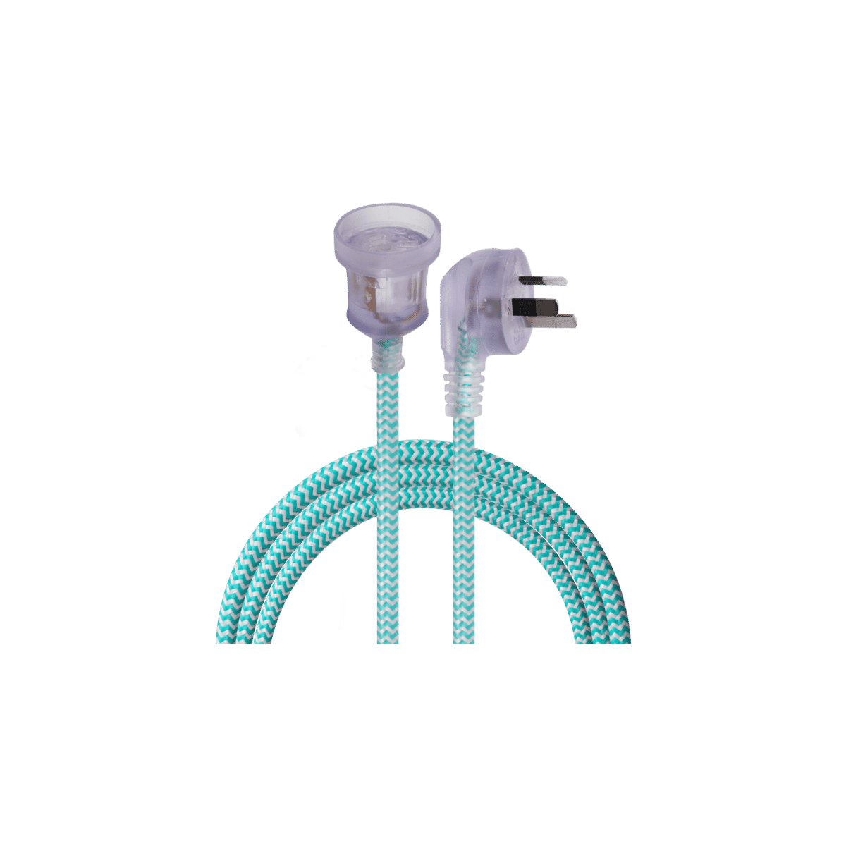 Crest Decord Braided Extension Lead 3m (Green) WWDECEX3