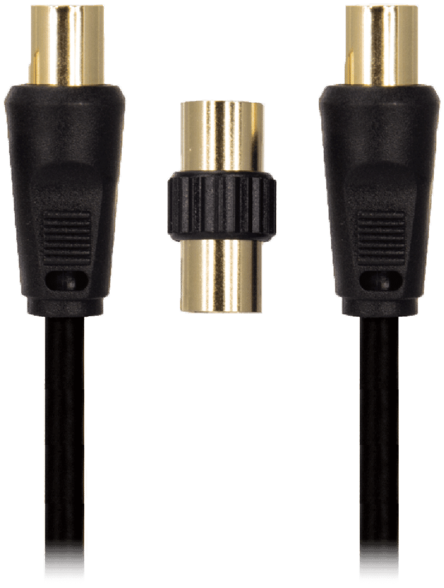 Crest TV Antenna Cable with Adaptor (3m) CZBAC3