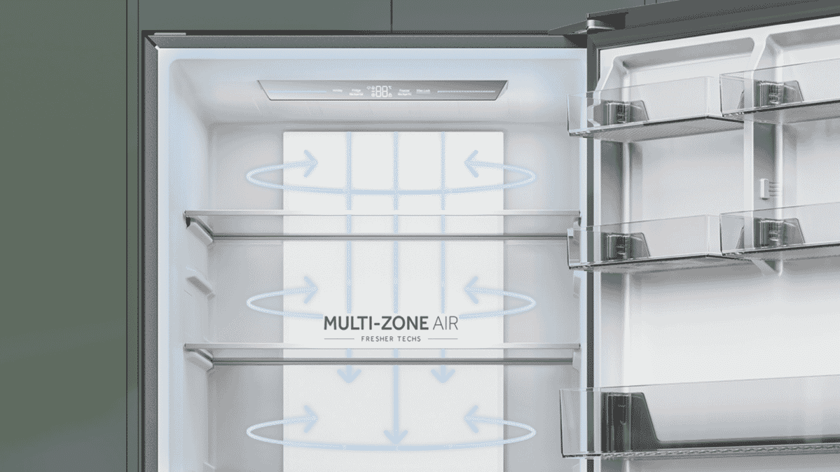 Haier 433L Bottom Mount Refrigerator HRF420BS