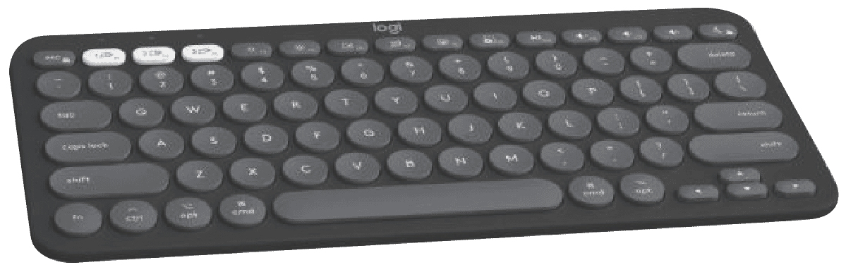 Logitech K380s Pebble Keys 2 Keyboard (Graphite) 920-011753