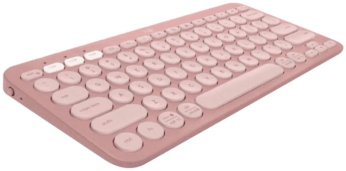 Logitech K380s Pebble Keys 2 Keyboard (Rose) 920-011755