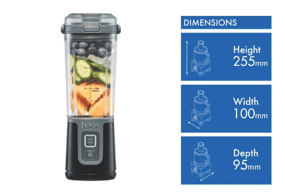 Ninja Blast Portable Blender - Black BC100BK