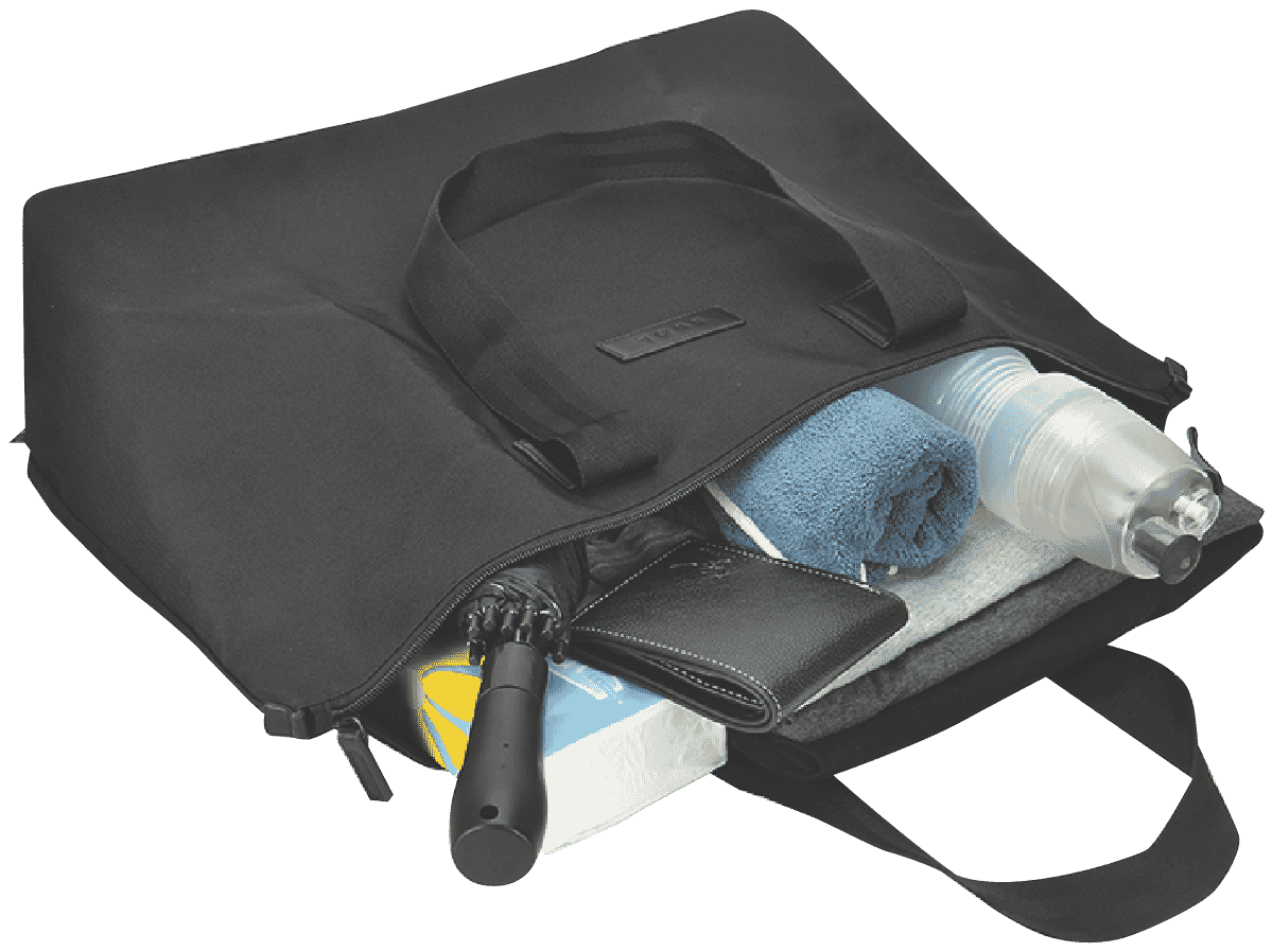 Generation Earth EVACC8 Recycled Foldable Tote Bag (Black) at The Good Guys