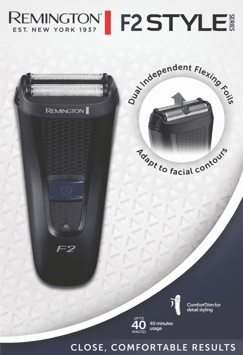 Remington F2 Style Series Foil Shaver F2002AU