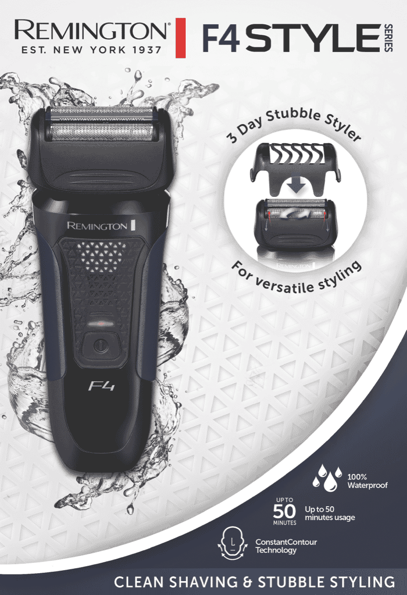 Remington F4 Style Series Foil Shaver F4002AU