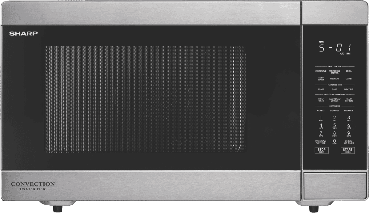 Sharp 42L 1100W Convection Inverter Microwave Stainless Steel R42CVST