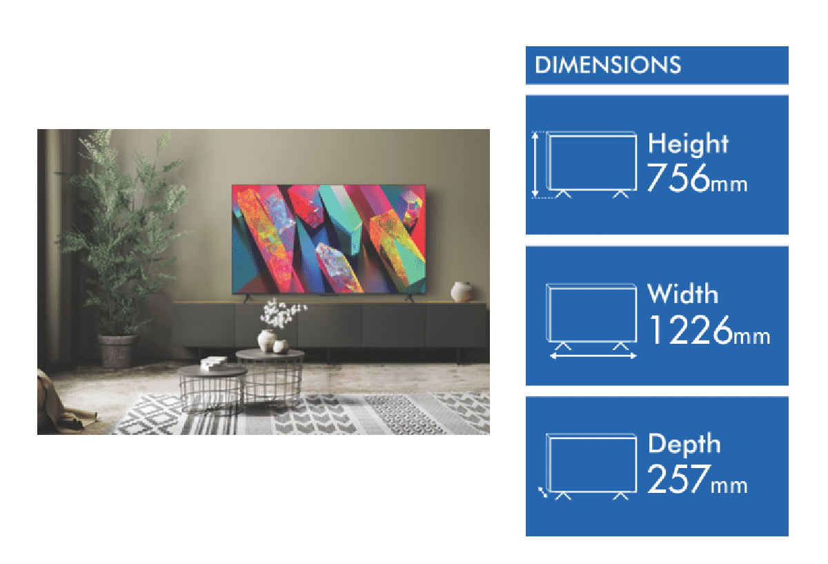 FFALCON 55" U63 4K UHD Smart TV 23 FF55U63