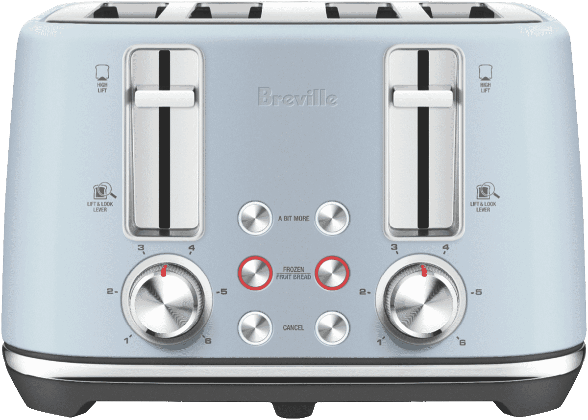 Breville The ToastSet 4 Slice Toaster - Pale Dusky Blue LTA842PDB2IAN1