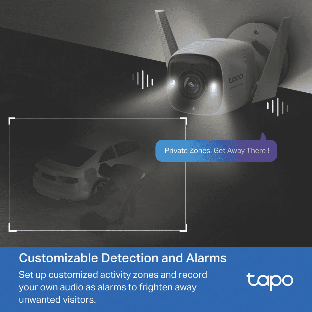 TP-LINK Tapo 2K Outdoor Security Wi-Fi Camera Pro Night Vision TAPO-C325WB
