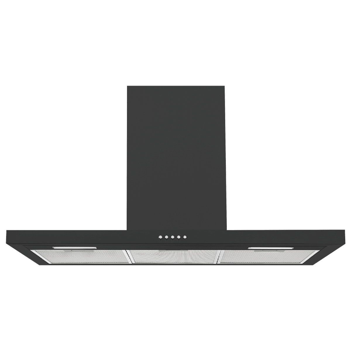 Haier 90cm Box Chimney Rangehood Black HC90BLB1
