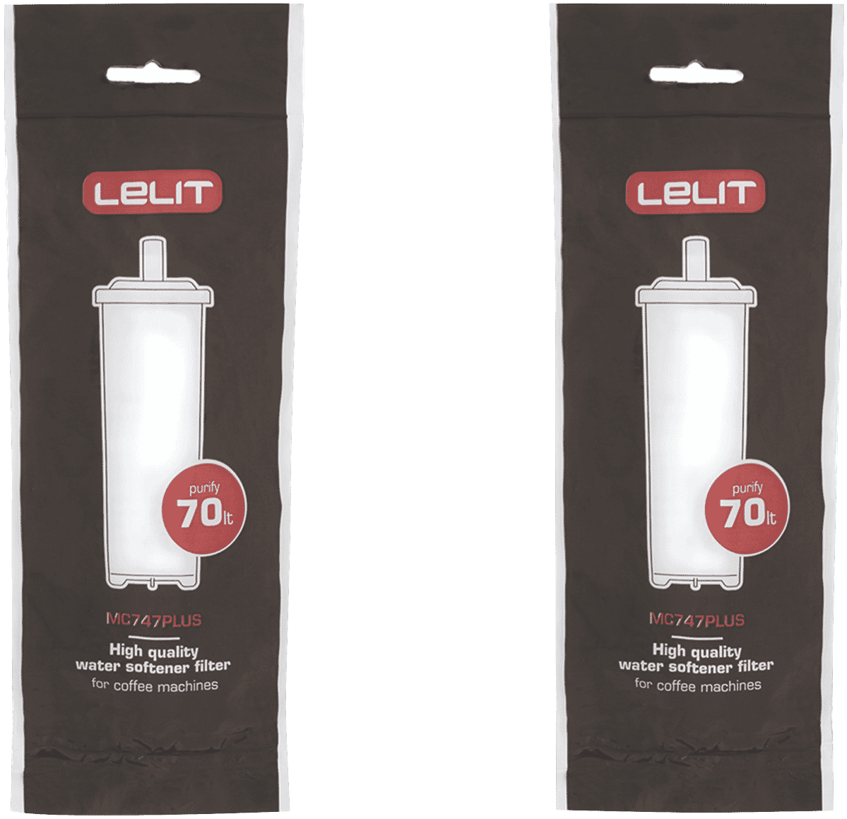 Lelit 2 x 70 Litre Water Softener Filters PDCCL05MLT0ZXX1