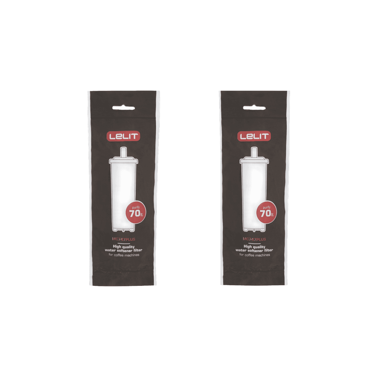 Lelit 2 x 70 Litre Water Softener Filters PDCCL05MLT0ZXX1
